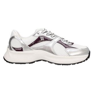 HUGO BOSS Hugo Starlit_Runn_mepusl 10274081 0 Baskets pour Femme, Blanc Ouvert., 41 EU