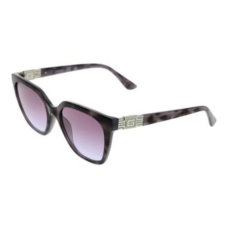 Guess Femme, Accessoires, Violet, Taille: ONE Size Lunettes de Soleil Papillon Violet Verre D&eacute;grad&eacute;