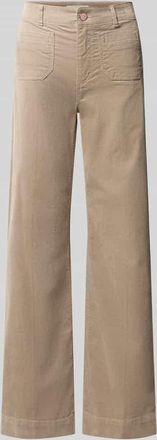 Christian Berg Wide Leg Hose mit aufgesetzten Taschen