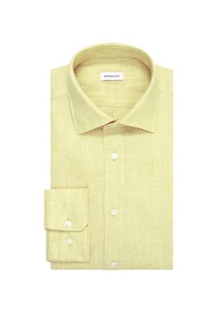 Seidensticker Herren Business Hemd - Slim Fit - Soft - Kent-Kragen - Langarm - 100% Leinen