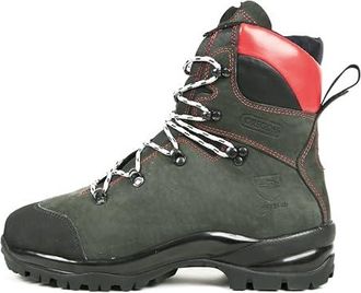 Oregon Scientific Fiordland - Chaussures de Sécurité pour Tronçonneuse de Classe 2, Bottes Imperméables en Cuir Nubuck Véritable Haute Qualité, Résistantes Chaud Froid,