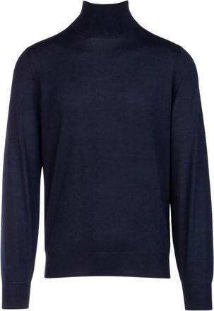 Brunello Cucinelli Rollkragenpullover - - Knitwear - Herren - Blau - 3XL