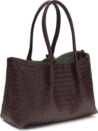 Bottega Veneta Womens Tote Bag Pinacoteca Dark Barolo Barolo-Pick-M B Calf Leather Shoulder Barolo/pick-m