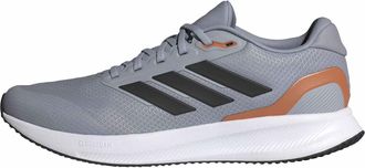adidas Herren Runfalcon 5 Running Shoes, Halo Silver/core Black/Dusky Orange, 39 1/3 EU