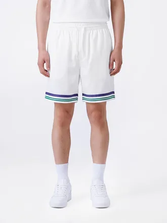 Casablanca Seidenshorts mit Monogramm-Muster und Kordelzug