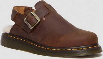 Dr. Martens Jorge II Faux Fur Gef&uuml;tterte Mules in Br&auml;unen/Braun, Gr&ouml;&szlig;e: 36