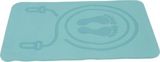 Supvox Tpe Rutschfeste Seilspringen Matte 60X40Cm D&auml;Mpfende Fitnessmatte F&uuml;R Indoor-Training Ger&auml;Uschd&auml;Mpfende Sportmatte F&uuml;R Zuhause Multifunktionale Gymnas