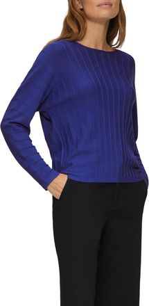 s.Oliver Strickpullover mit Fledermausarm und Strukturmuster