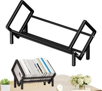 Generic Schreibtischregal F&uuml;r Schreibtischplatte - Neigbares Tischregal Aus Kohlenstoffstahl, Tisch-B&uuml;cherregal - 15,7 Zoll Multifunktionales, Wohnzimmerregal