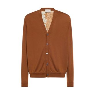 Pierre-Louis Mascia Homme, Pulls, Brun, Taille: L Cardigan en Tricot
