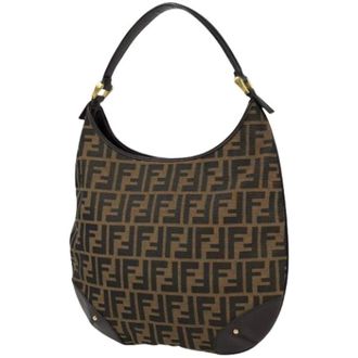 Fendi Pre-owned Sac bandouli&egrave;re Zucca - Femme - Pre-owned - Brun - Taille: ONE Size