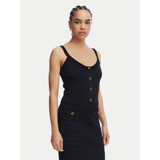 Guess Top W5YR10 Z0130 Dunkelblau Regular Fit