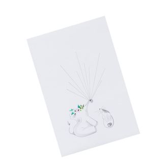 Cabilock Ballon-Party-Signatur-malerei Fingerabdruck-Zeichnung Für Babyparty Geburtstagsfeier