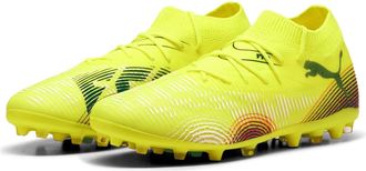 Puma Future 8 Match Fu&szlig;ballschuhe mit festem Boden f&uuml;r Herren, Flach (Gelb)
