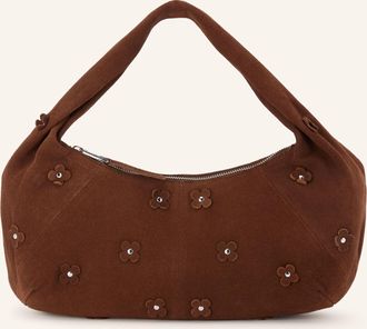 N&uacute;noo N&uacute;noo Schultertasche Alma Small Mit Nieten braun