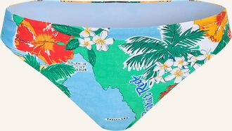 Seafolly Basic-Bikini-Hose Viva Vacation blau