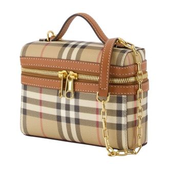 Burberry LS Mini Vanity Crossbody Bag - Beige