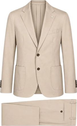 Manuel Ritz Homme, Costumes, Beige, Taille: XL Costume crois&eacute;