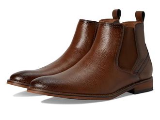 Tommy Hilfiger Bottines Chelsea Berton pour homme, cognac, 42 EU