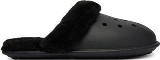 Crocs Hausschuhe Classic Fuzz Scuff 212143 Schwarz