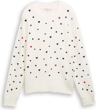 Tom Tailor Strickpullover Pullover & Strickjacken Relaxed Fit Strickpullover mit Stickereien