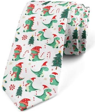 Generic Cravate Pour Homme Vert Rouge Blanc Classique Tie Fine Cravate Pour Affaires Mariage Travail