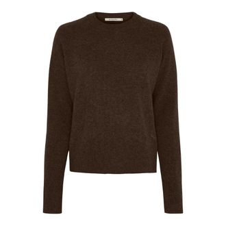BTF-CPH Rundhals-Pullover - - Knitwear - Damen - Braun - XS