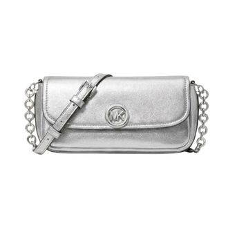 Michael Kors SM Flap Chain Xbody - - Bags - Damen - Grau - ONE SIZE