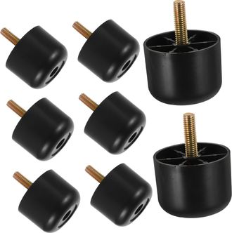DOITOOL 8 St&uuml;ck Teiliges Kunststoff M&ouml;belf&uuml;&szlig;e Sofa Tisch Stuhl Ersatzf&uuml;&szlig;e Verstellbar Robust Bodenschutz f&uuml;r M&ouml;bel und Boden Schutz vor Kratzern Langlebig