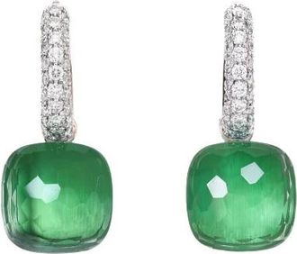POMELLATO Femme, Accessoires, Vert, Taille: ONE Size Nudo Classic Earrings