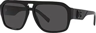 Dolce & Gabbana Lunettes de Soleil DG 4403 Shiny Black/Grey 58/16/140 homme
