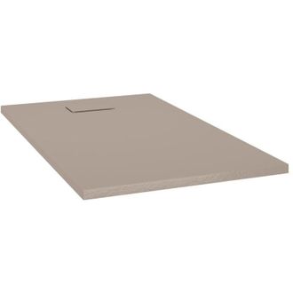 vidaXL Duschwanne smc Braun 120x70 cm Vidaxl