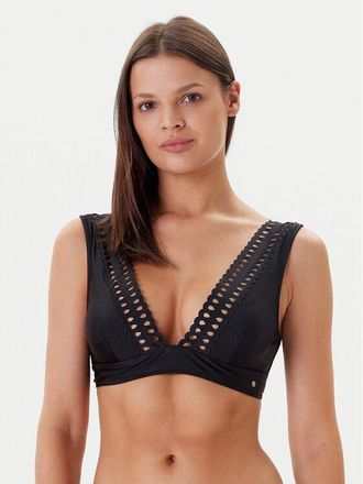 HUGO BOSS Bikini-Oberteil Eyelet 50540665 Schwarz