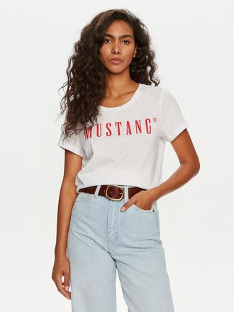 Mustang Jeans Mustang T-Shirt Alma 1013933 Weiß Regular Fit