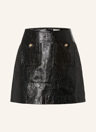 Claudie Pierlot Claudie Pierlot Lederrock schwarz