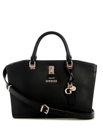 Guess Queensland Luxury Satchel Black