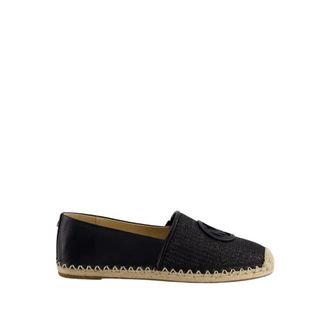 Michael Kors Femme, Chaussures, Noir, Taille: 38 EU Kenzie Mixed-Media Espadrille