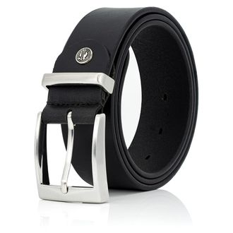 Lindenmann Gürtel Herren Ledergürtel Herren Herren Gürtel, Echter Voll-Ledergürtel XXL, Büffelleder, schwarz, Größe/Size:Bundweite 130 cm Gesamtlänge 145 cm W 51