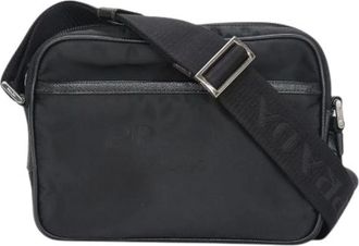 Prada unisex, Pre-owned, Noir, Taille: ONE Size Sac bandouli&egrave;re en nylon Pre-owned