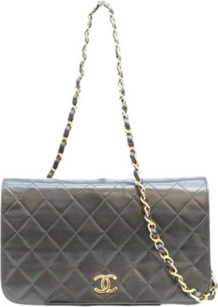 Chanel Sac bandouli&egrave;re vintage doccasion - Femme - Pre-owned - Gris - Taille: ONE Size