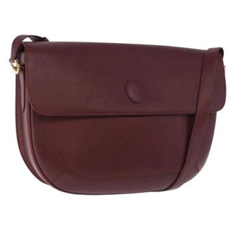 Cartier Sac bandouli&egrave;re vintage doccasion - Femme - Pre-owned - Rouge - Taille: ONE Size