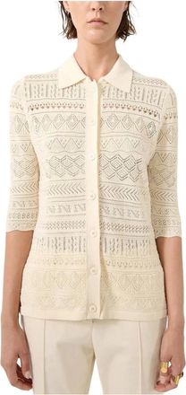 Barbara Bui Femme, Pulls, Blanc, Taille: 38 FR Shirt E26