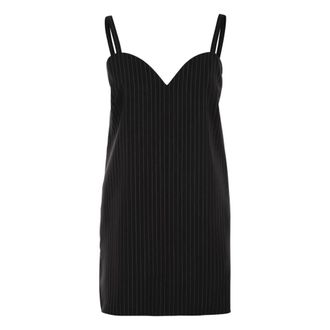 Max Mara Femme, Robes, Noir, Taille: 36 FR Courte Robe Nuisette Droite