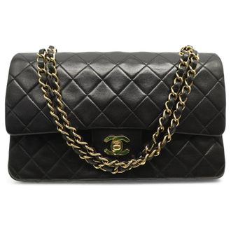 Chanel Crossbody Bags - VINTAGE CHANEL KLASSISCHE TIMELESS MEDIUM SCHULTER - Gr. unisize - in Schwarz - f&uuml;r Damen