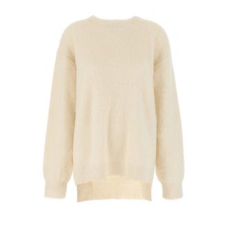 Jil Sander Rundhals-Strickware - - Knitwear - Damen - Beige - XS