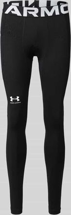 Under Armour Slim Fit Sport-Leggings mit Logo-Print