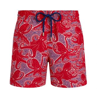 Vilebrequin Moorea Hypnoctopus Badeshorts - - Swimwear - Herren - Rot - XL