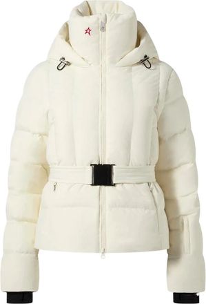Perfect Moment Klassische taillierte Daunenjacke - - Sport - Damen - Wei&szlig; - L