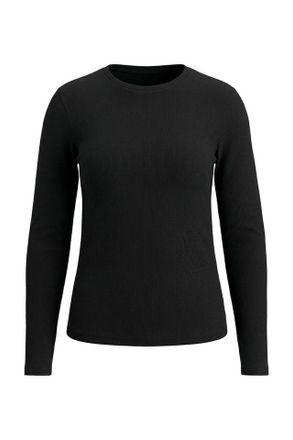 STUDIO UNTOLD T-Shirt Rippshirt Slim Fit Langarm