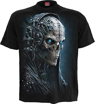 Spiral Human 2.0 Homme T-Shirt Manches Courtes Noir XXL 100% Coton Regular/Coupe Standard